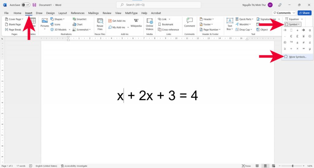Hướng dẫn cách viết số mũ trong Word 2007, 2010, 2016, 2019