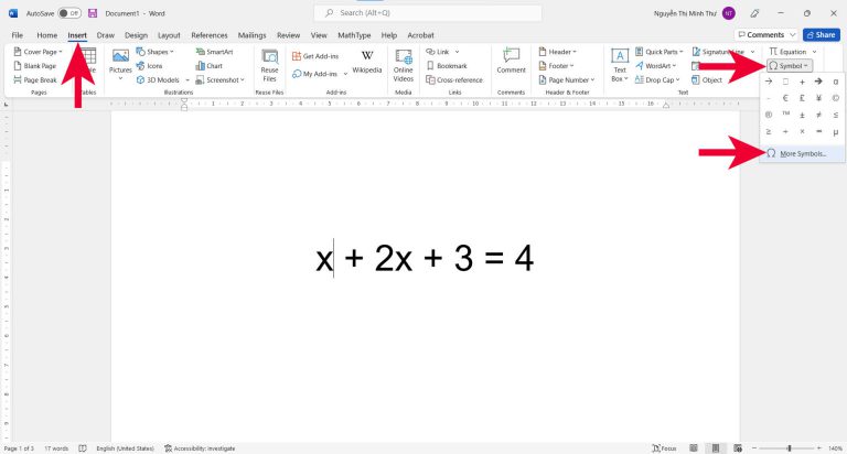 Hướng dẫn cách viết số mũ trong Word 2007, 2010, 2016, 2019