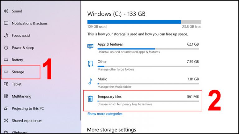 Hướng dẫn cách xóa file rác trên máy tính win 10 hiệu quả