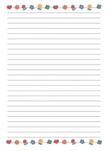 [SƯU TẦM] +9 mẫu giấy A4 có dòng kẻ ngang kèm file tải 2023