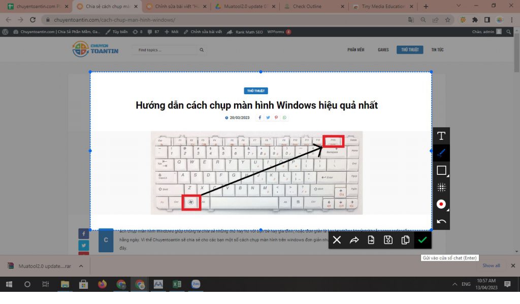 Chia sẻ cách chụp màn hình Windows đơn giản hiệu quả 2023
