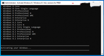 Hướng dẫn active win 8.1 bằng CMD, KMSPico đơn giản
