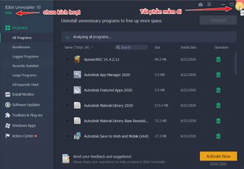Tải IObit Uninstaller Pro phiên bản 12.3.0.9 full key active