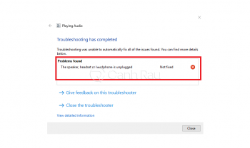 Chia sẻ cách sửa lỗi lỗi headphone not plugged in win 10